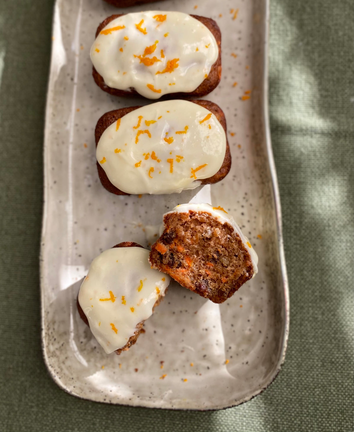A One Bowl Wonder! Carrot Cake with Orange Cream Cheese Icing - Crocus ...