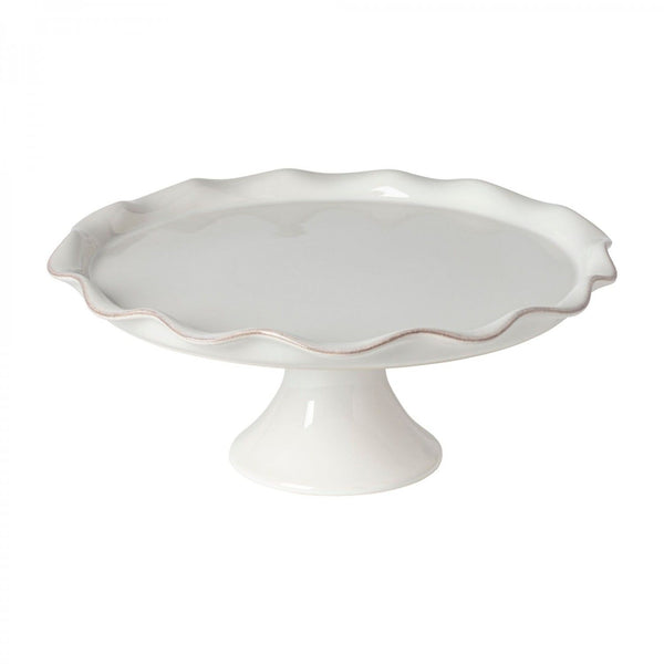 Casafina Cook & Host White Fluted Cake Stand* - Crocus & Ivy Interiors