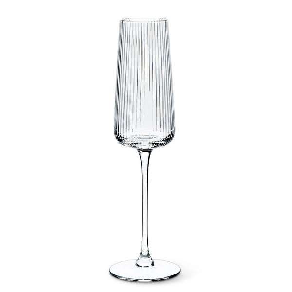 Abbott Court Tight Optic Glassware - Crocus & Ivy Interiors