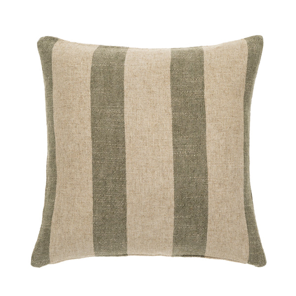 Indaba Penstone Stripe Pillow 1-0819 Green - Crocus & Ivy Interiors