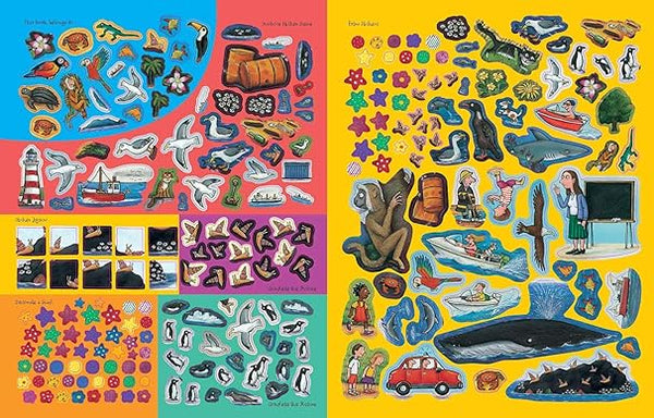 The Snail And The Whale Sticker Book By Julia Donaldson & Axel Scheffl ...