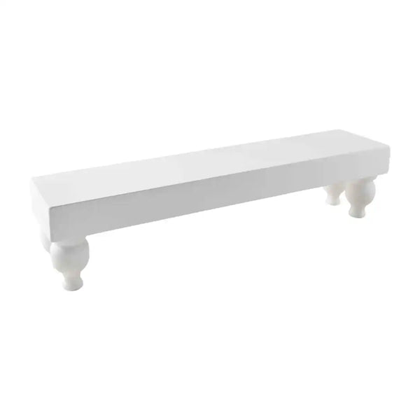 Mudpie White Footed Riser M41320046 - Crocus & Ivy Interiors