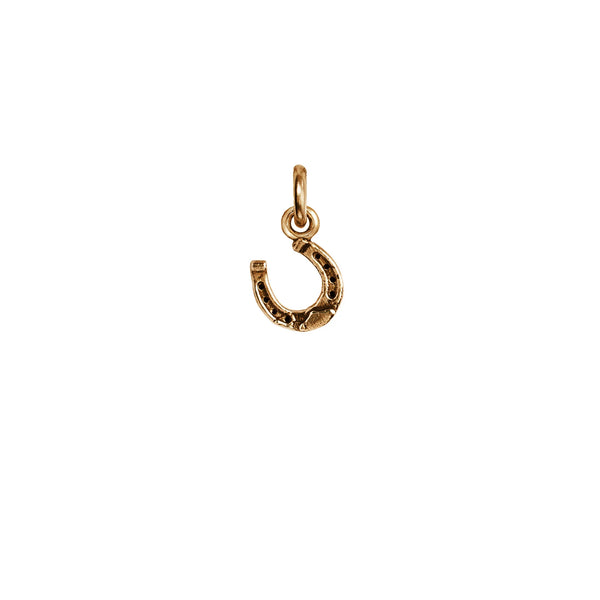 Pyrrha Horseshoe Symbol Charm BCH4003 Bronze - Crocus & Ivy Interiors